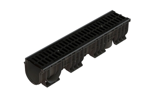 Rigola POLYMAX BASIC DN150 H202 cu grila fonta C250 (1000x210x202) - vodaland.md