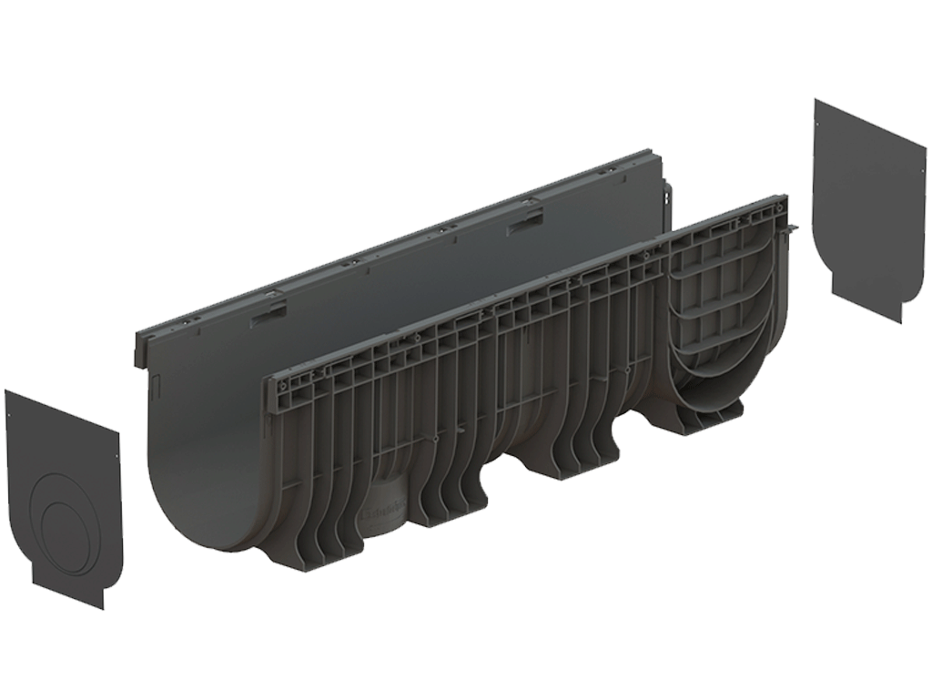 Piesa capat rigola PolyMax BASIC DN200 H300mm - vodaland.md