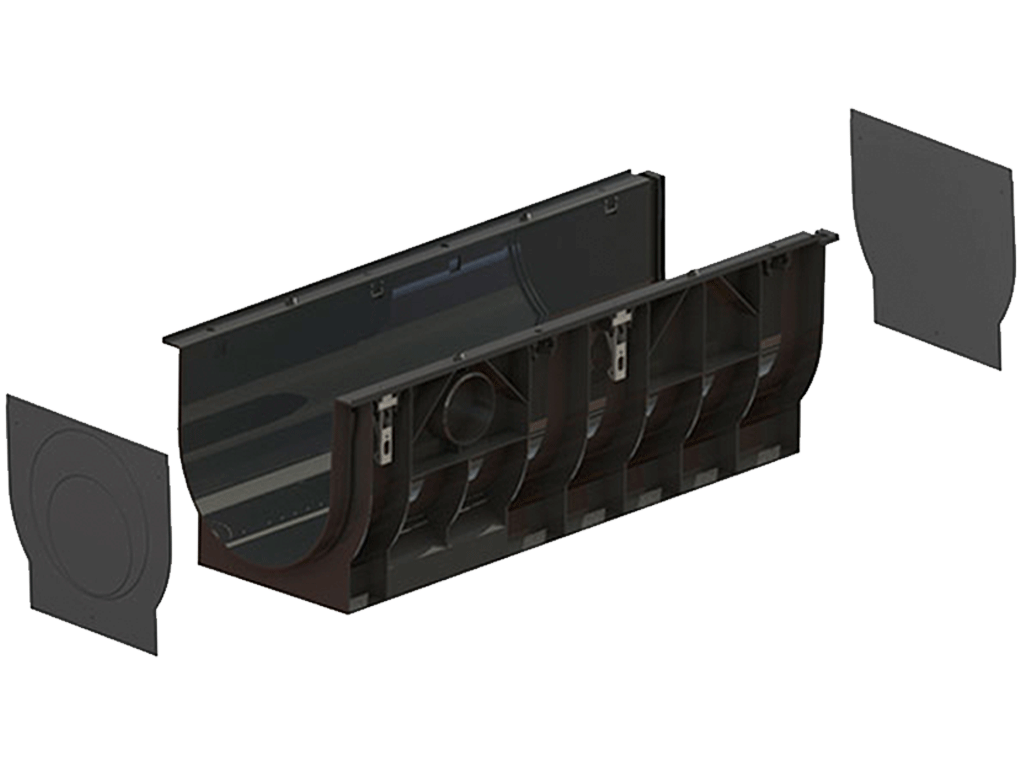 Piesa capat rigola POLYMAX BASIC DN300 H356mm - vodaland.md