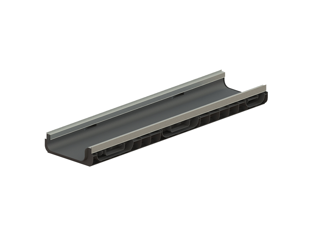 Rigola pluviala PolyMax Basic DN200 H80 ramforsată - vodaland.md