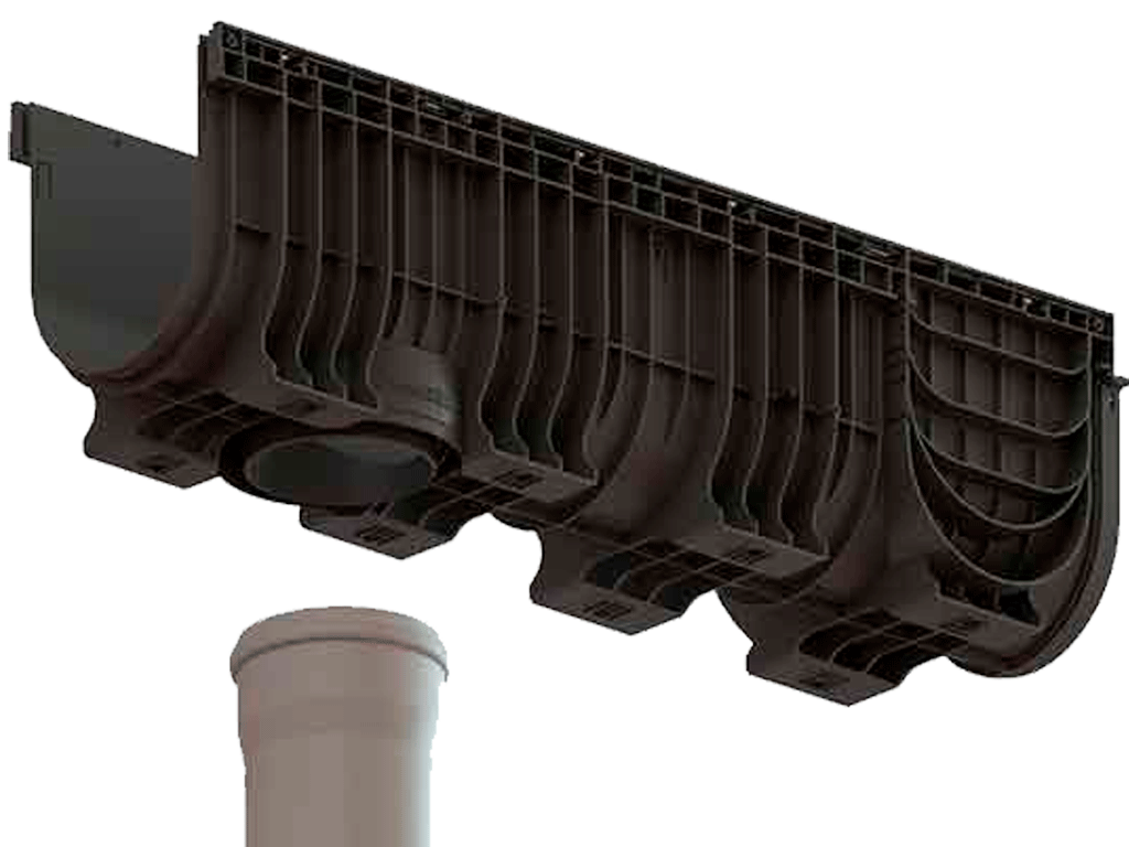 Rigola pluviala PolyMax Basic DN200 H300 - vodaland.md